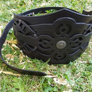 Female Armor/corset black Dorne for Larp Gothic Pagan Disco Events - Etsy