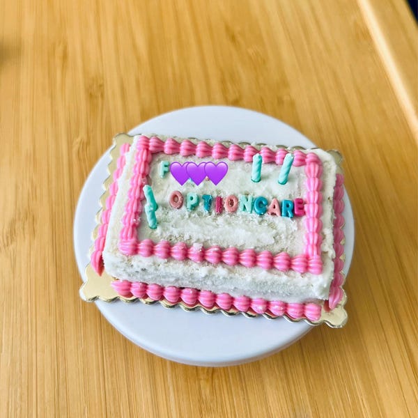 Miniverse Valentine's Day Conversation HEART PETIT FOURS - Etsy