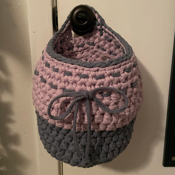 Small Hanging Basket Crochet Pattern, Instant Digital Download - Etsy