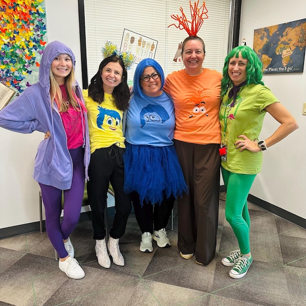 Inside Out Group Shirts, Joy Anger Sadness Faces Halloween Costume ...