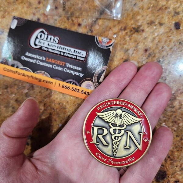 Registered Nurse Challenge Coin (RN) - Etsy