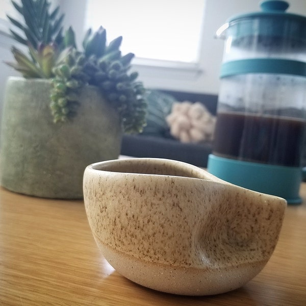 Handmade Ceramic Pinched Cup: Pinch Grip Coffee Mug, Espresso Cup - Etsy