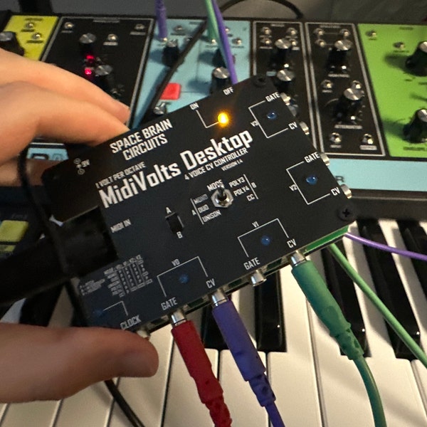 Midivolts Desktop - Polyphonic 4 Voice Midi to CV Controller - Etsy UK