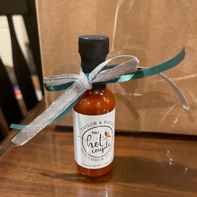 Hot Sauce Wedding Favors, Hot Sauce Gift, Mini Hot Sauce, Custom Hot ...