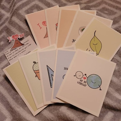 Cute Pun Cards VERSION 2 Cute Cards Pun Cards Cute Greeting Cards ...