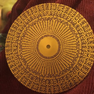 Cymatic Disc 528 Hz V2.0 2-sided Om, Gold / Copper, Beeswax Sacred ...