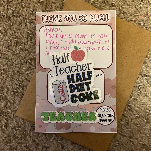 First Grade Teacher Sticker | Sparkly Holographic Teacher Sticker ...