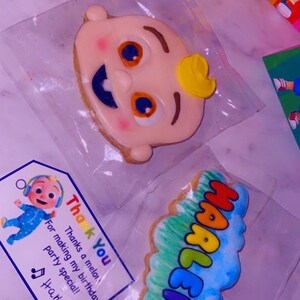 One Dozen 12 Babyfirsttv Cookies - Etsy