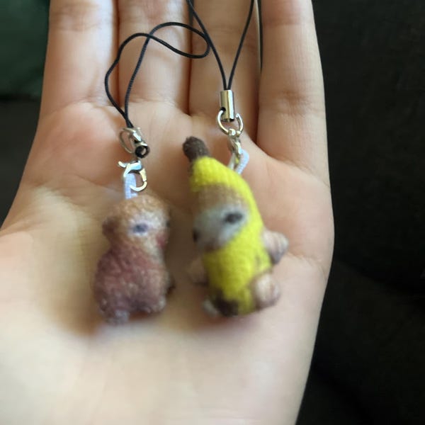 Cat Memes Plush Keychains Banana Cat Happy Cat Mini Size Silly Cat Meme ...