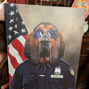 Custom Captain Portrait for Him Marine Customized Gift - Etsy