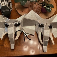 Gas Mask, DIY Lowpoly Gas Mask, Papercraft Template, 3D Low Poly Masks ...