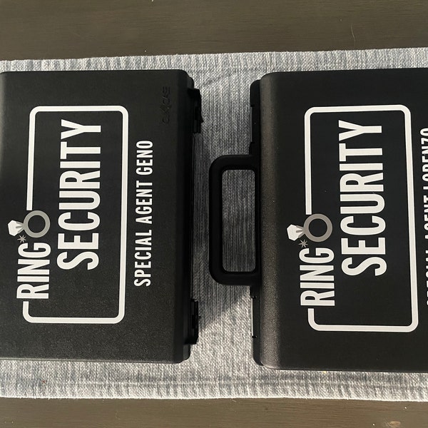 Ring Security Case, Ring Bearer Briefcase for Wedding, Ring Security ...