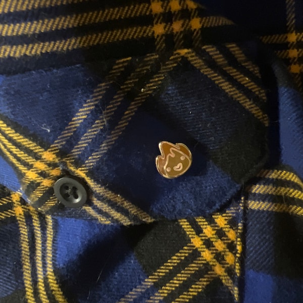 Mini Fire Cutie Enamel Pin - Etsy