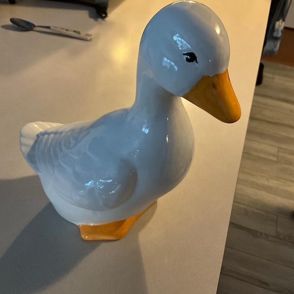 11 Inch Ceramic Shelf Duck Planter - Etsy