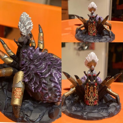 Lolth the Spider Demoness Spider Goddess Miniature for Tabletop Games ...