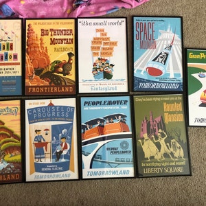 Carousel of Progress Vintage Disney World Disneyland Attraction Poster ...