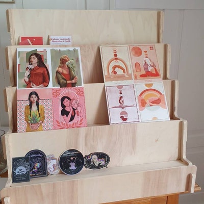 Craft Show Display Stand, Table Top Shelf, Farmers Market Display ...