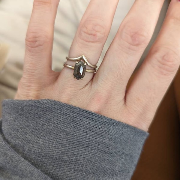 Mountain Peaks • Men's Hand Carved Mountain Range Wedding Ring - Etsy