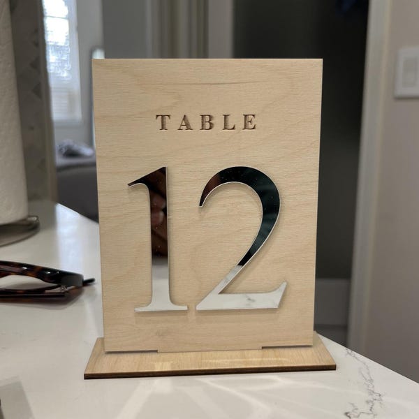 Wedding Table Number - Wedding Table Decor, Rustic Country Wedding ...