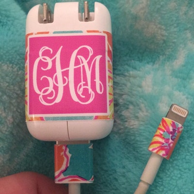 IPhone Charger Monogram iPhone Pro Max Charger Decal Monogram iPhone ...