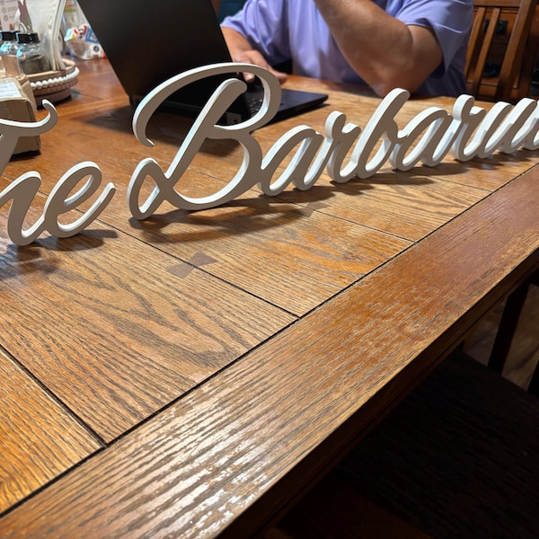 Self Standing Custom Signs | Tabletop Wood Sign | Home Decor Letters ...