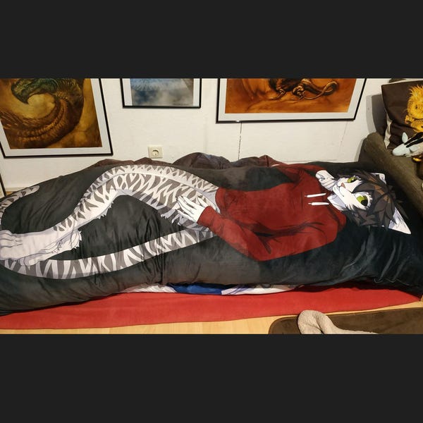 Daki Sinthia - Art by Quốc Anh Phùng - the Cat Dakimakura Furry Body Pillow Cover - Etsy