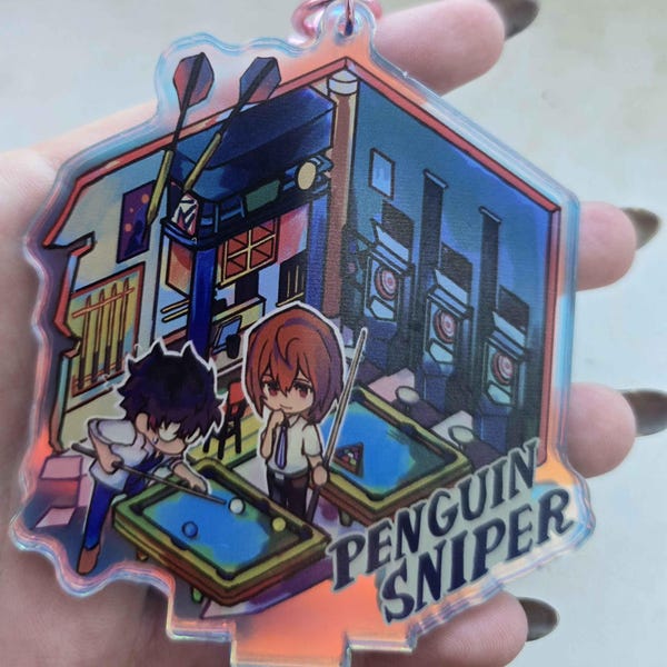 P5 Isometric Akechi & Joker Hangouts Acrylic Keychain Standees - Etsy