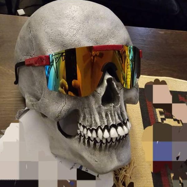 Full Head Skull Mask/helmet With Movable Jaw - Etsy