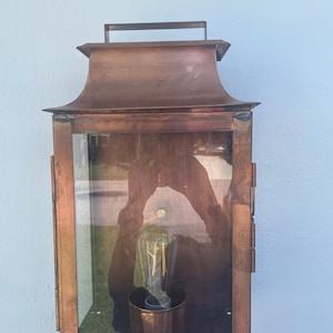 Copper Post Light Antique Copper Finish 3050HC - Etsy