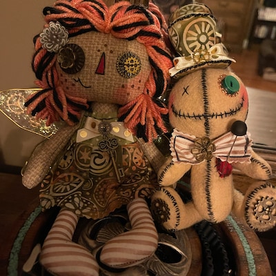 Hand Stitched Felt Voodoo Style Mini Doll That Can Be Used as - Etsy