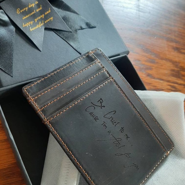 Personalized Wallet,mens Wallet,engraved Wallet,groomsmen Wallet ...