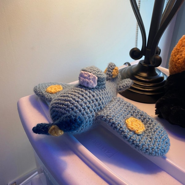 Airplane Crochet Pattern, Amigurumi Airplane Pattern, Crochet Airplane ...