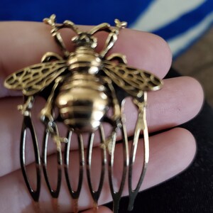 Bee Hair Comb, Bee Hair Pin, Bee Hair Clip, Hair Combs, Decorative Hair ...
