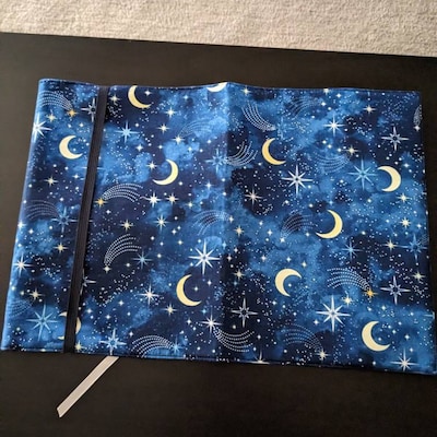Wrap-around Book Cover, Book Sleeve, Padded Book Cover, Fabric Book ...