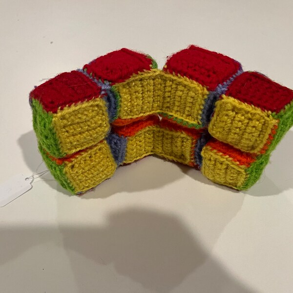 Cube Transformer Crochet Pattern - Activity Infinity Cube Toy Amigurumi ...