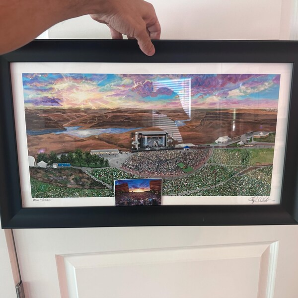 The Gorge Amphitheatre Fine Art Print - Etsy