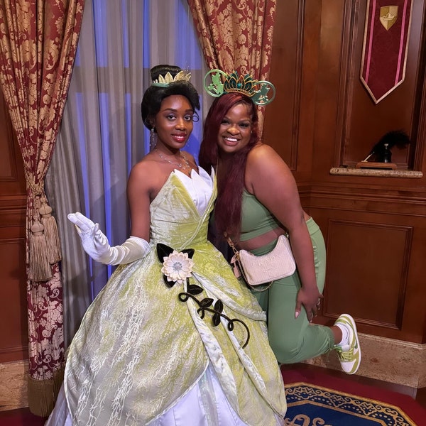 Princess and Her Frog Crown Ears, Tiana 3D Printed Mouse Ears - Etsy