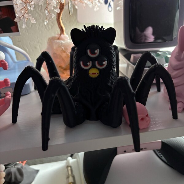 Beelzefurb 90s Nostalgia Cursed Gift Goth Decor Meme Figure - Etsy