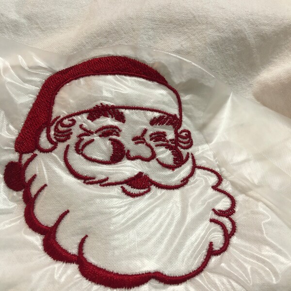 Retro Style Santa Face Machine Embroidery Design - 4 Sizes - Etsy