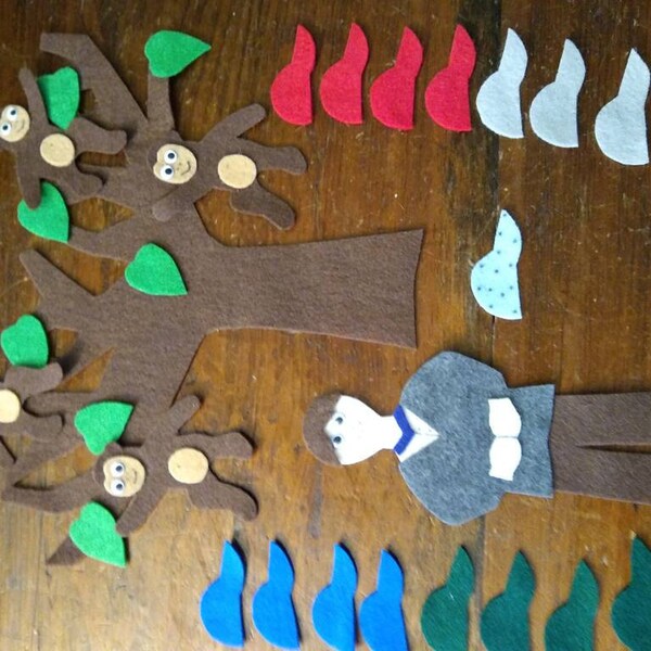 Little Bear Weather Dress Up" Children Story Flannel Board Felt Set - Etsy