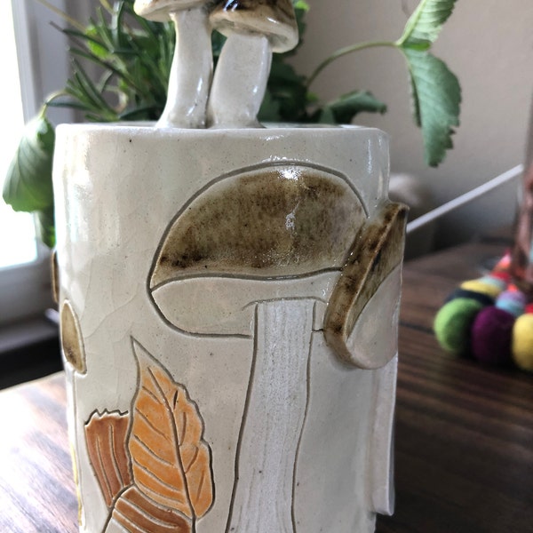 Custom Crow Ceramic Planter-handmade Ceramic Planter-bird Planter ...