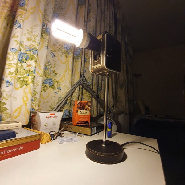 Vintage Lamp Camera Halina Bedside Lamp Retro Lamp Desk Lamp Table Lamp ...