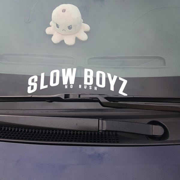 Slow Boyz - No Rush V1 Windshield Rear Window Decal Car Sticker Banner ...