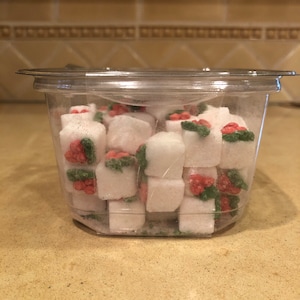 Christmas Holly Sugar Cubes/holiday Sugar Cubes/christmas Sugar/tea ...