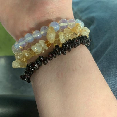 48 Kinds of Chip Bracelet,healing Braclet,stretchy Chip Beads Bracelet ...