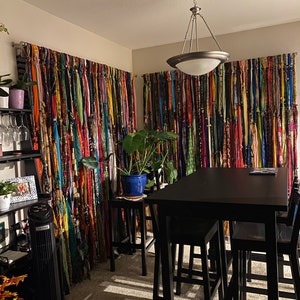 Bohemian Rag Chop Valance | Etsy