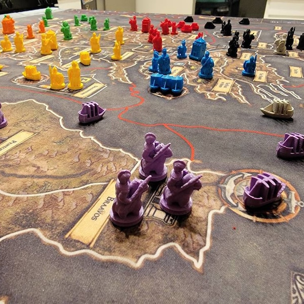 3D Deluxe Risk Got Token Set Compatible With Most Medieval Board Games ...