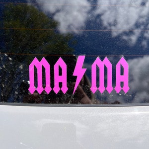 Mama Decal Mama Decal for Car Mama Rockstar Decal for Car Mama Decal ...