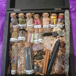 Beginner Witch Box Witchcraft Starter Kit Magic Spell Box - Etsy Canada