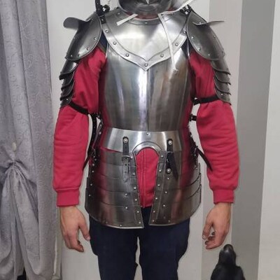 Medieval Knight Leg Guard &sabaton Armor, Larp Armor, Cosplay Armor ...